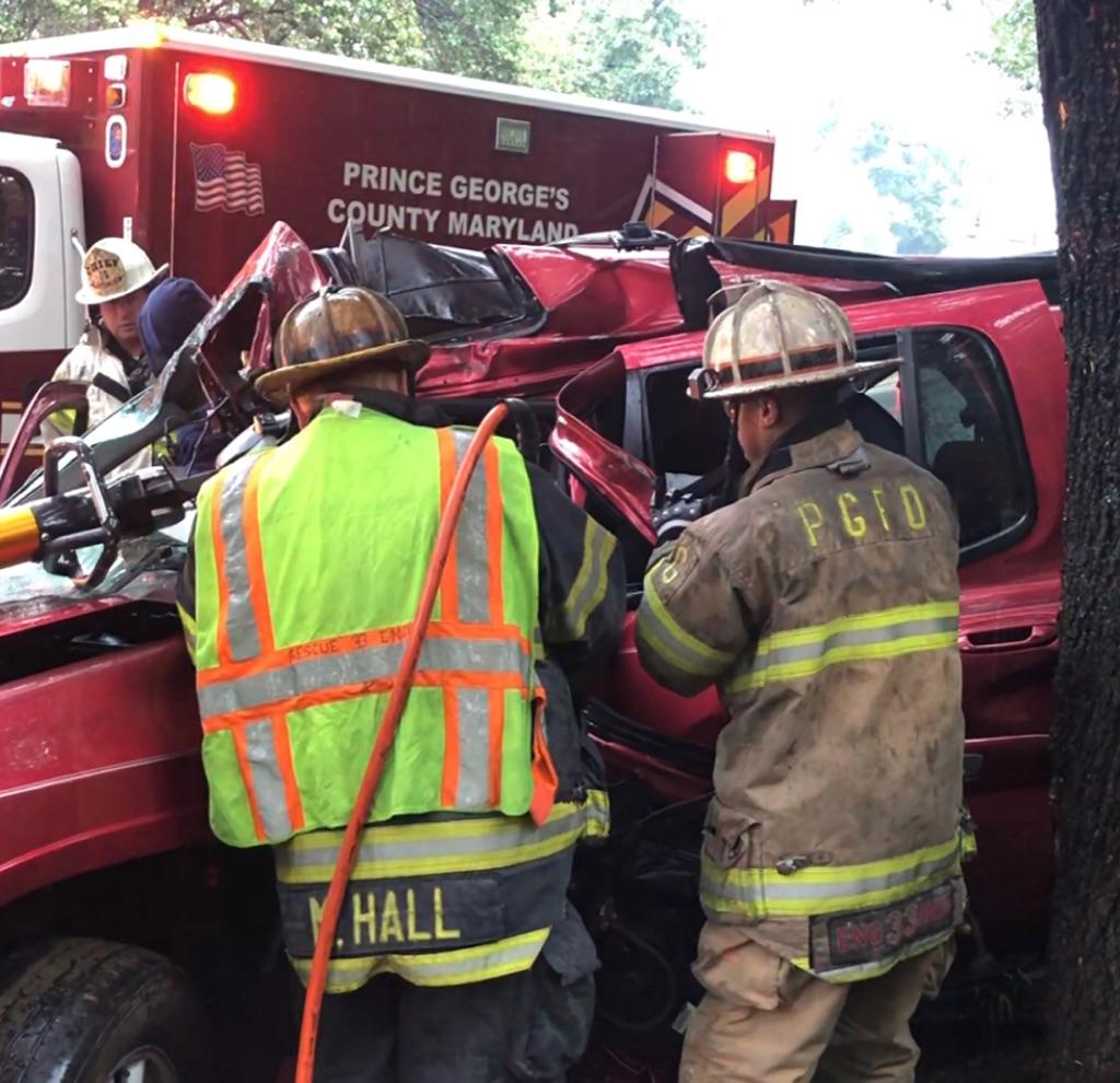 Rescue Engine 33 Cuts One Out - Kentland Volunteer Fire Department