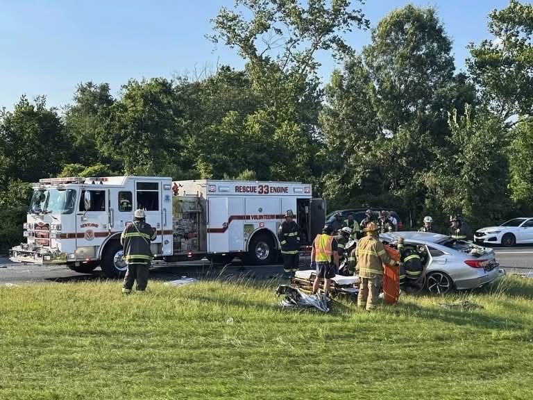 RESCUE ENGINE 33 RUNS ENTRAPMENT ON BW PARKWAY SB - Kentland Volunteer ...