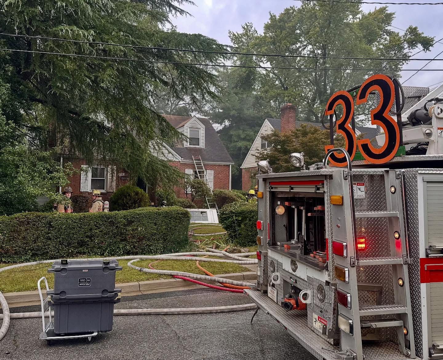 TRUCK 33 RUNS BASEMENT FIRE IN COMPANY 55’S AREA - Kentland Volunteer ...
